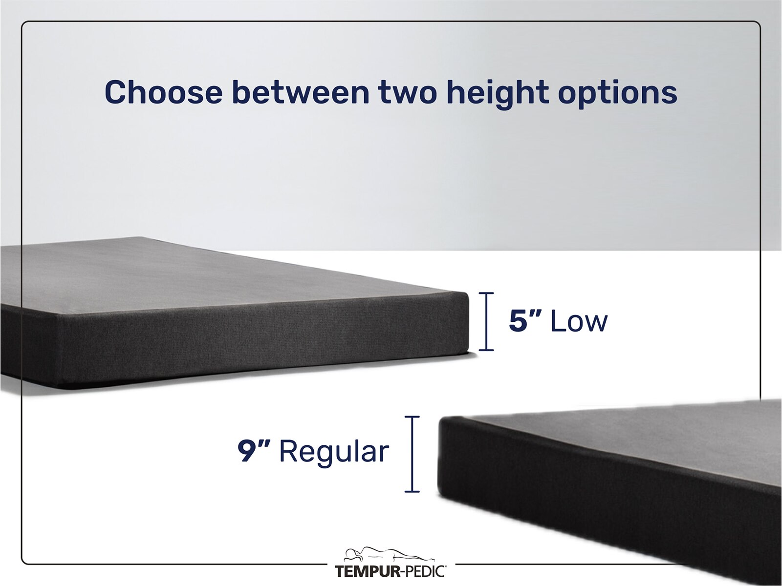 Tempur-Pedic Charcoal Box Spring Foundation | Mattress Firm