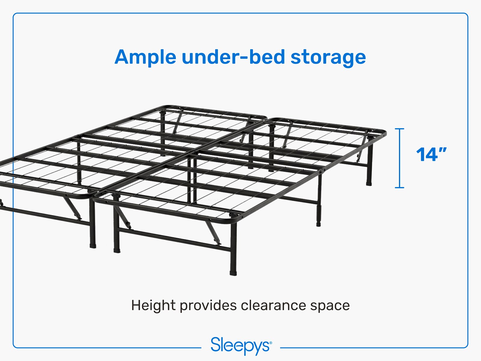 Sleepy's Raised Metal Platform Frame | Mattress Firm