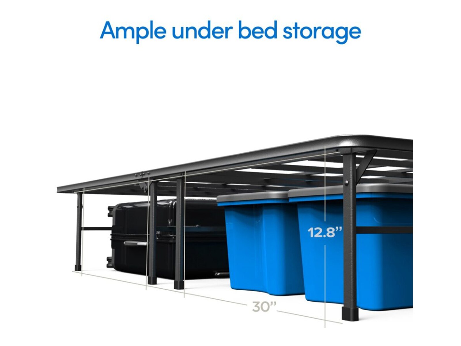 Sleepy's Heavy Duty Raised Metal Platform Frame | Mattress Firm