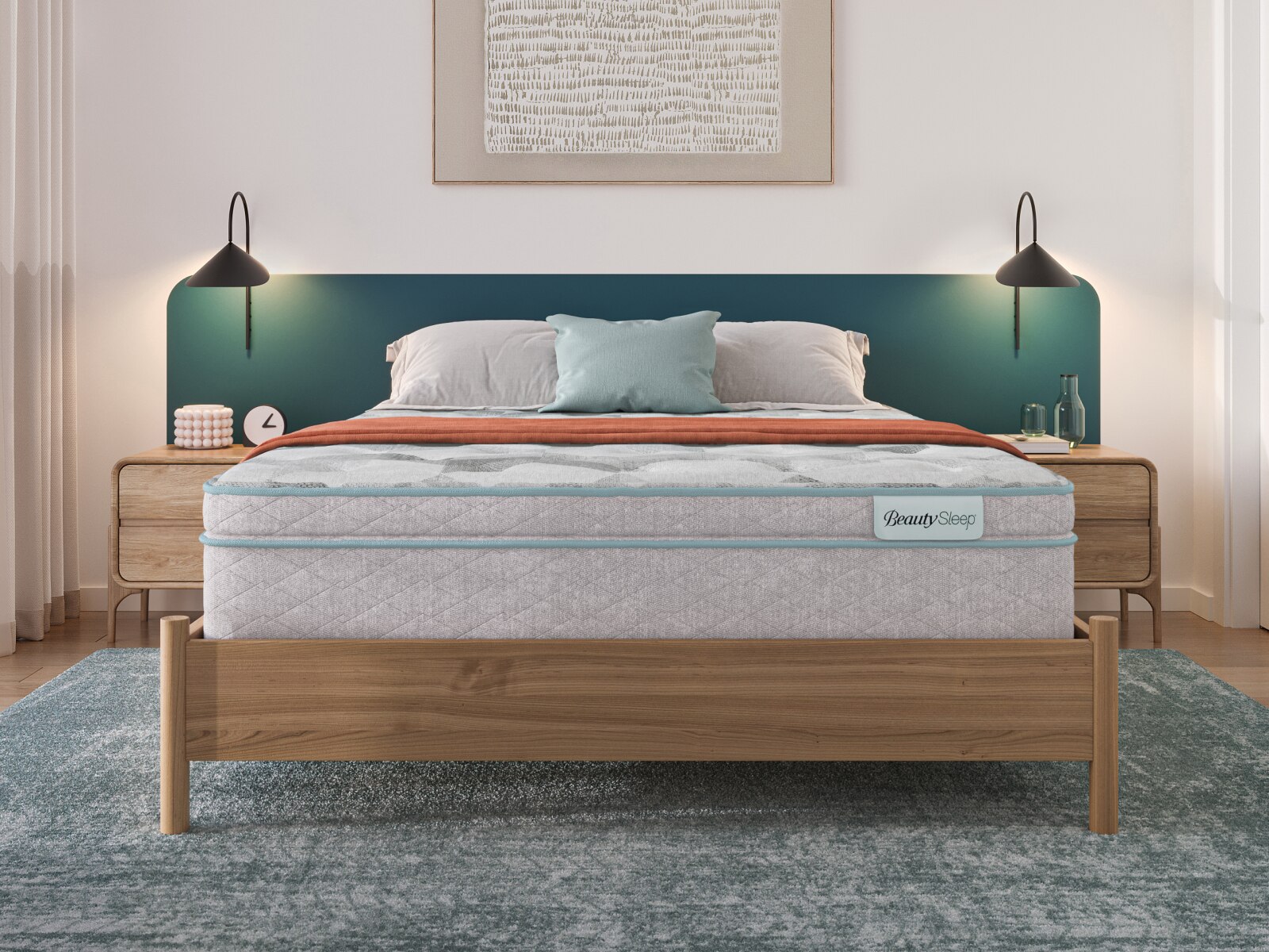Beauty Sleep Midnight Dream 14.25 Medium Firm Pillow Top Mattress Twin